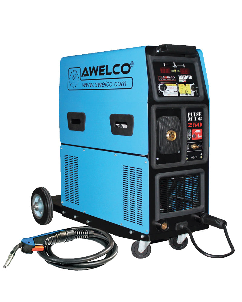 Saldatrice a Multiprocesso TIG MIG MAG MOG e MMA Inverter Awelco Pulsemig 250 – acquista su ...
