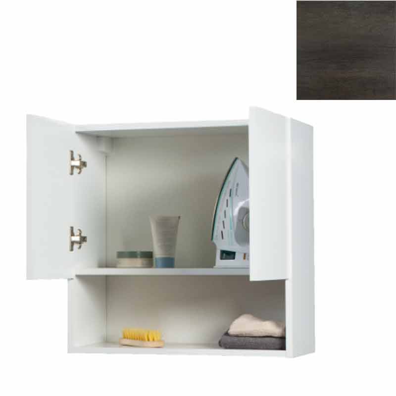 Pensile Bagno Lavanderia con 2 Ante e Vano a Giorno 57,5x27x58 cm in ...