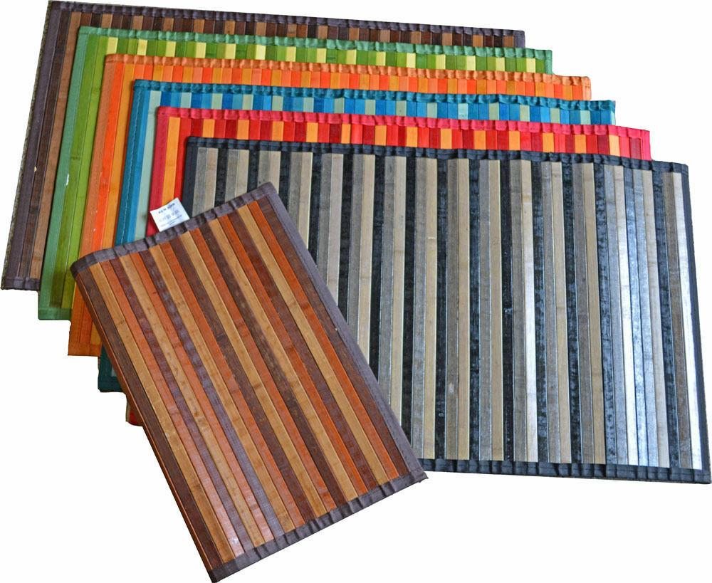 Tappeto in Bamboo Rizzetti Easy Marrone Varie Misure – acquista su ...
