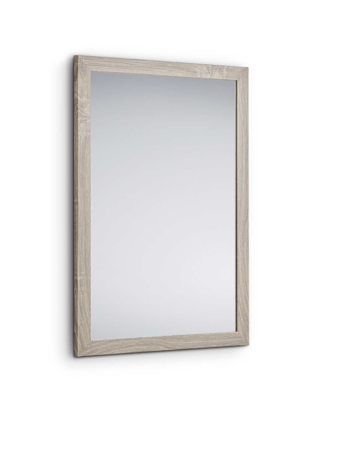 Specchio da Parete 48x68x1,6 cm in Legno Kim Rovere chiaro – acquista ...