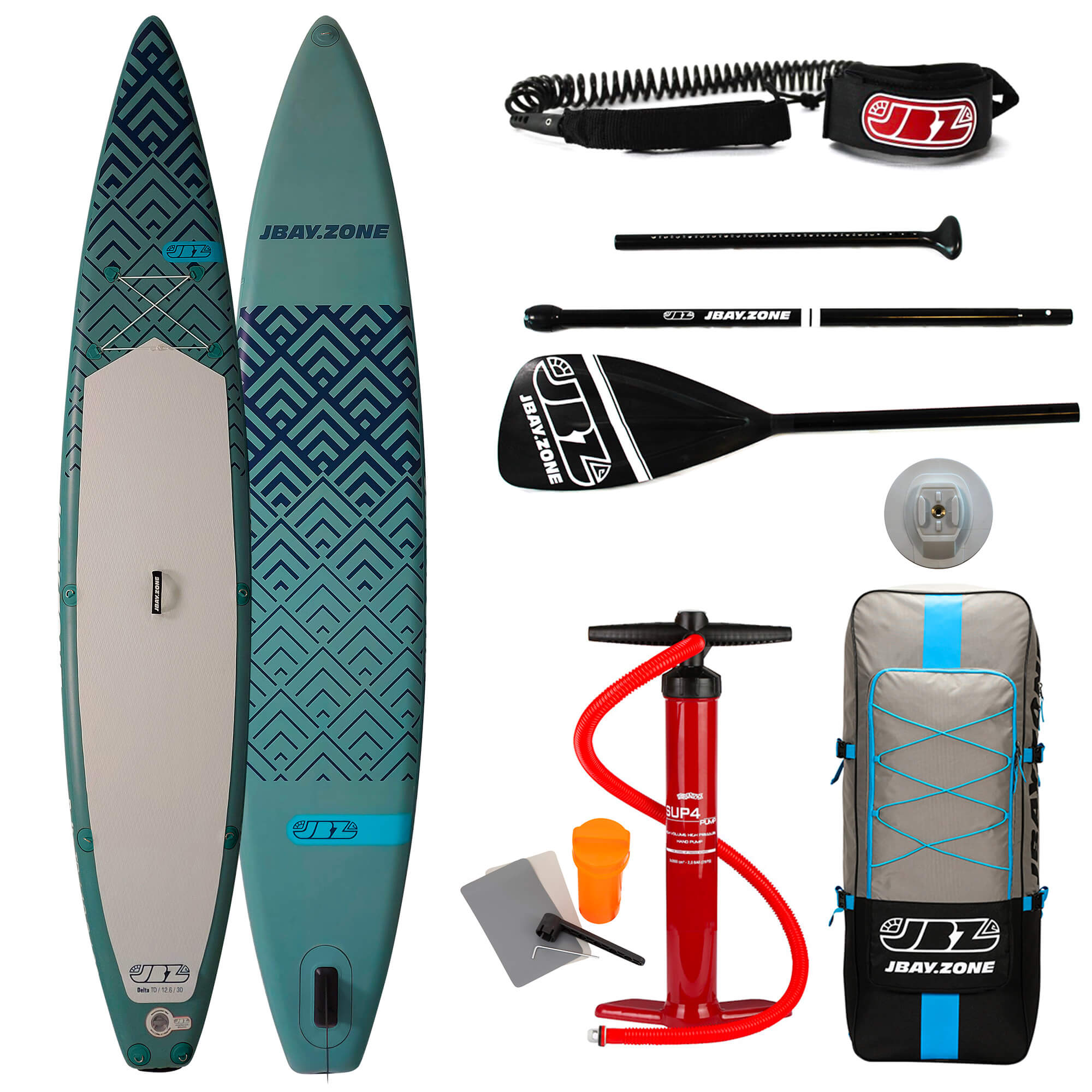 SUP Tavola Stand Up Paddle Gonfiabile 380x76x15 cm con Pagaia Zaino e ...
