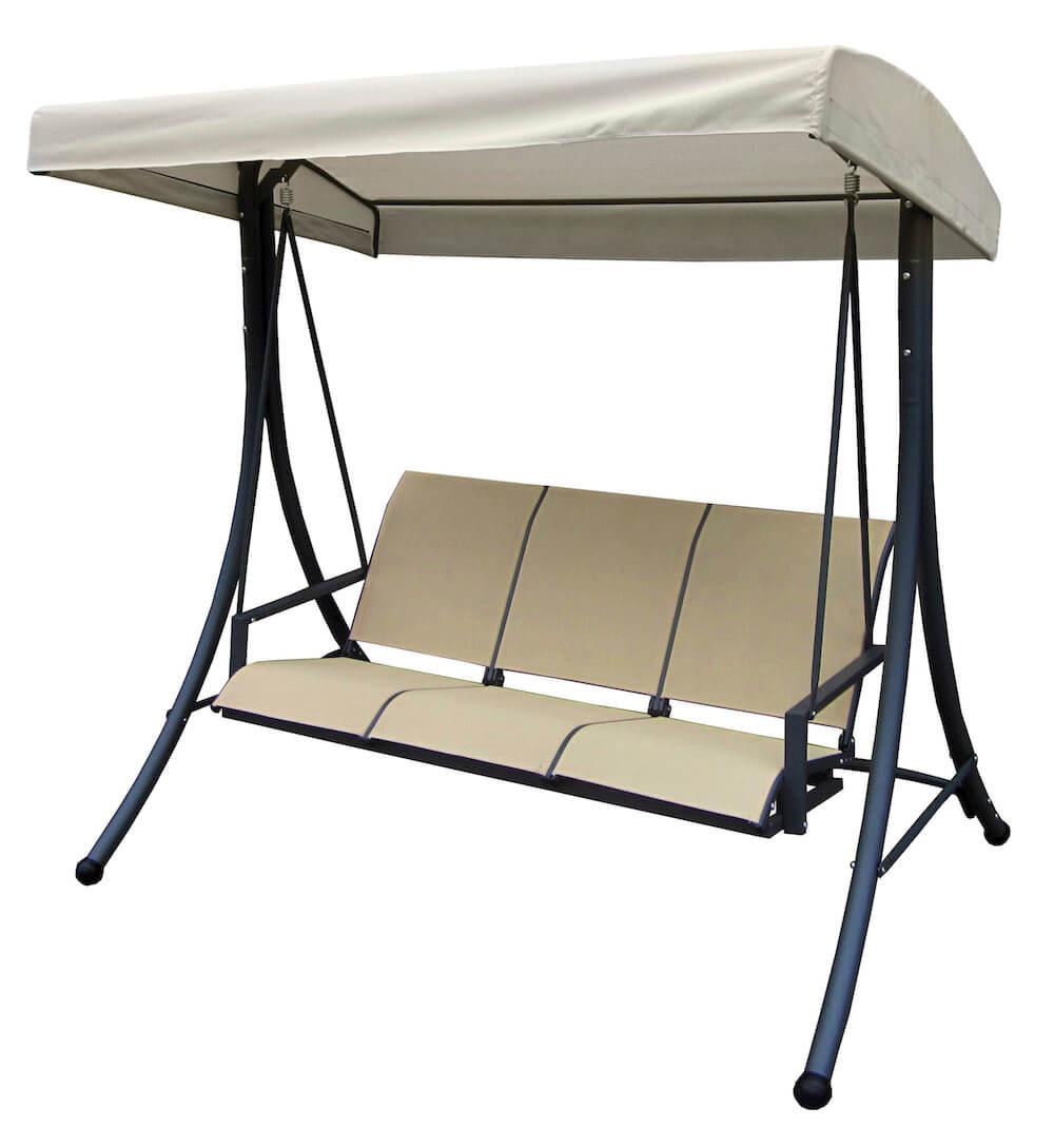 Dondolo da Esterno Giardino 3 Posti Beige Bertozzi Amalfi – acquista su ...