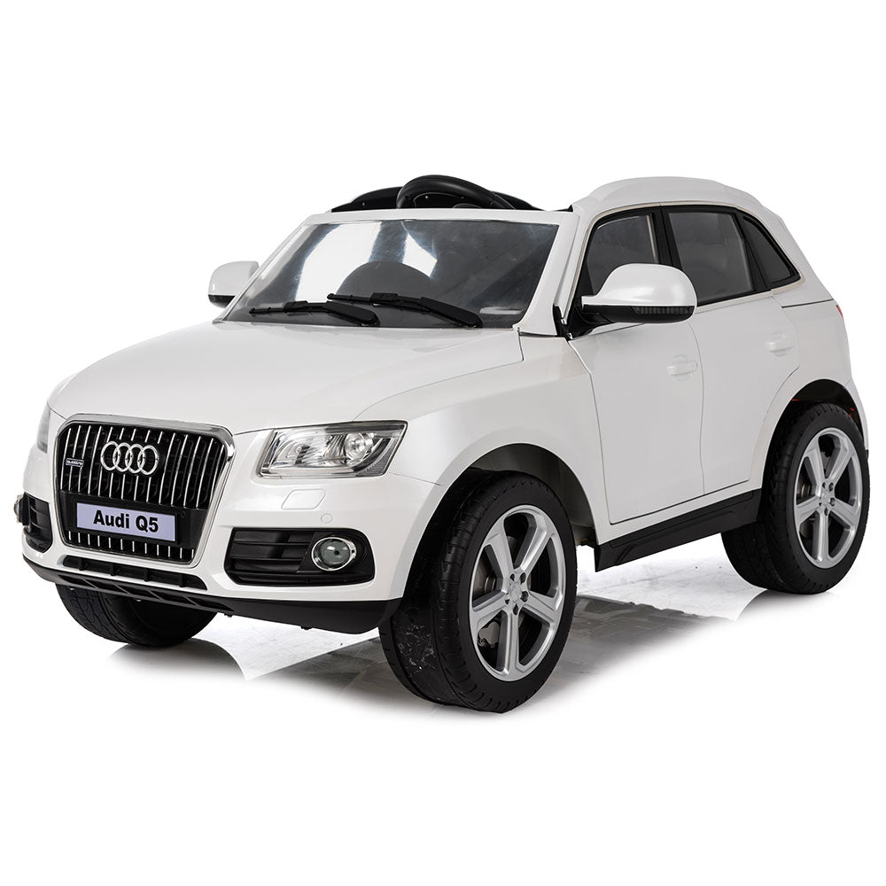 Macchina Elettrica per Bambini 12V con Licenza Audi Q5 Bianca ...
