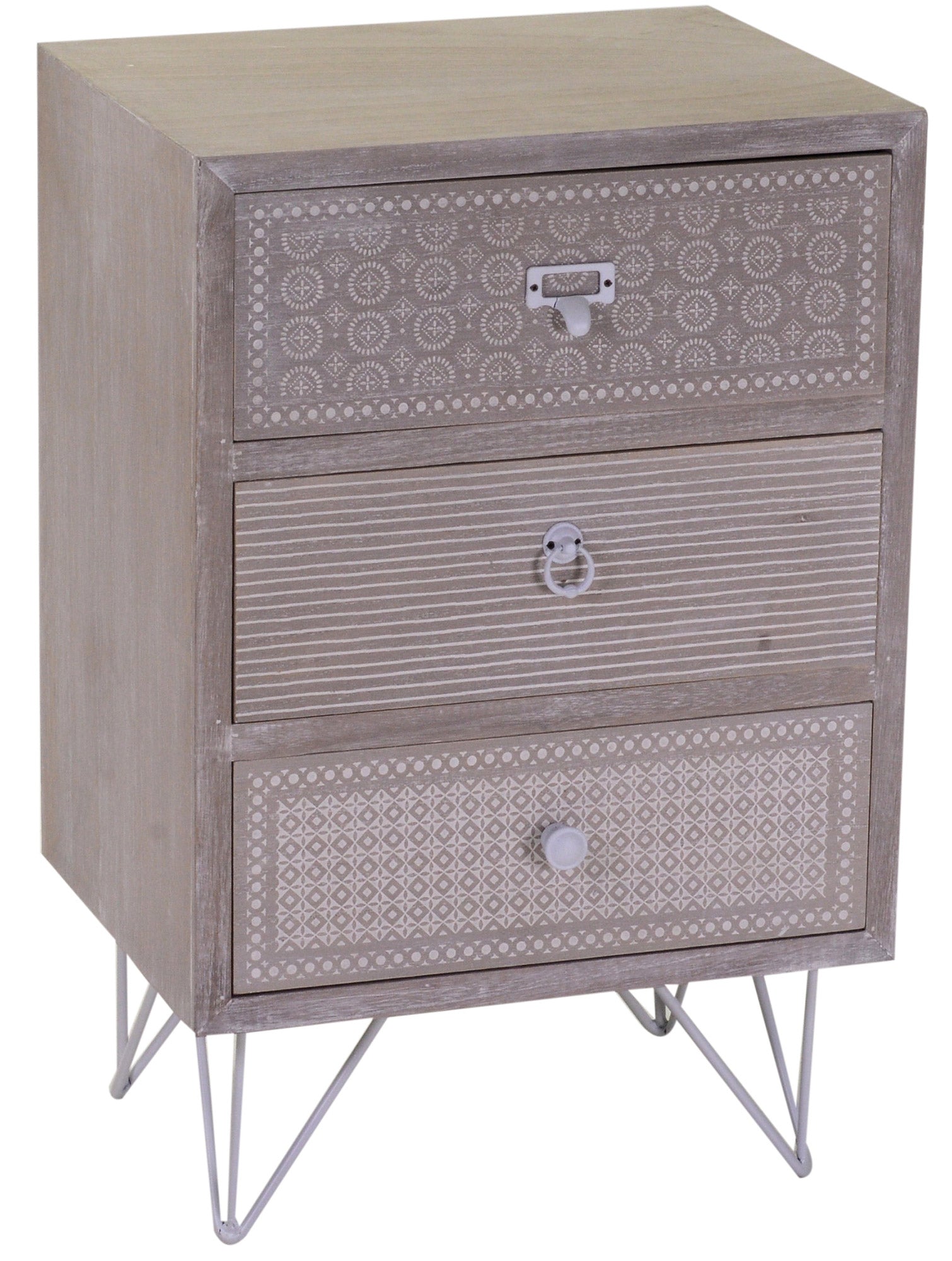 Mobile 3 Cassetti in Legno e MDF Milo – acquista su Giordano Shop