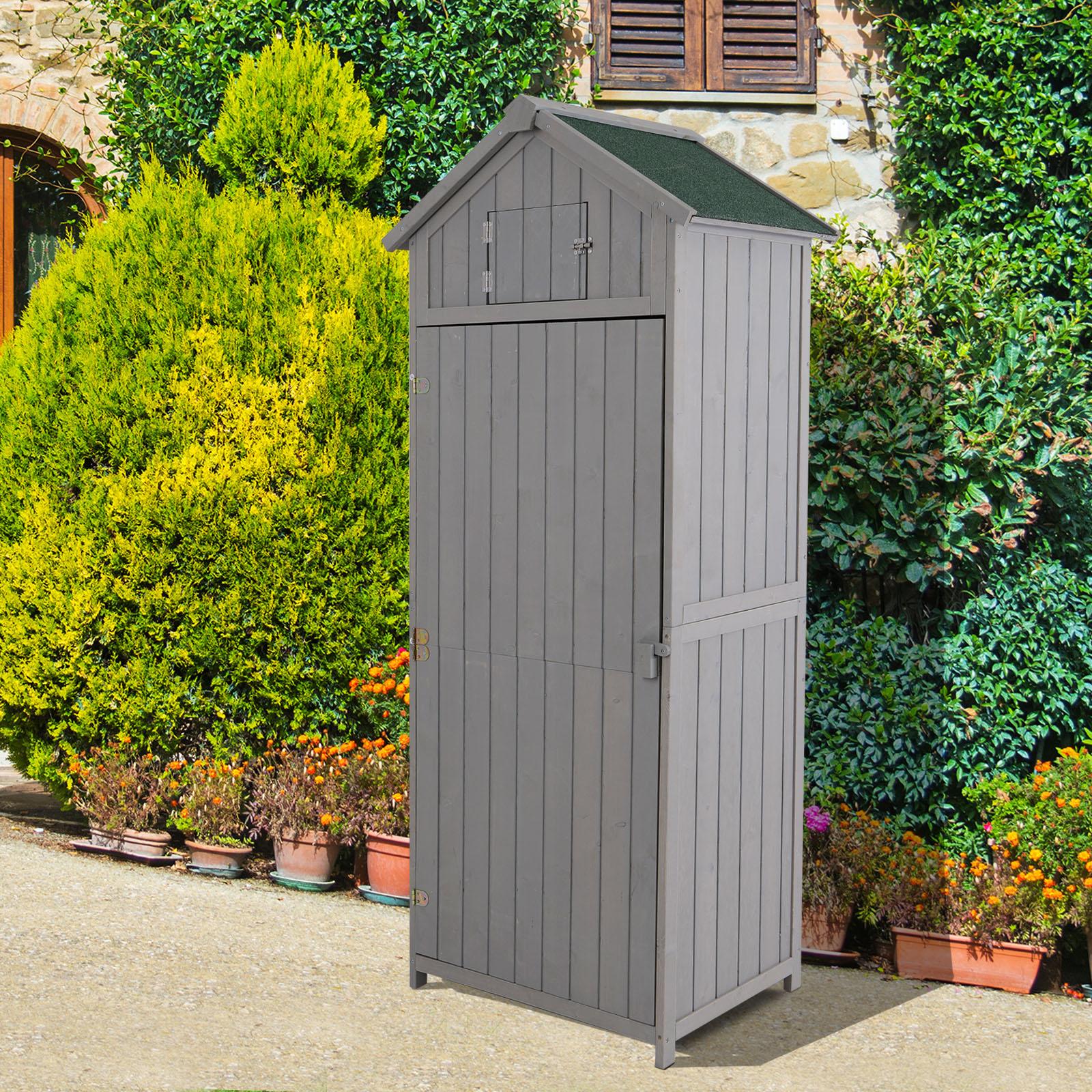 Casetta Box da Giardino in Legno Grigio 77x54.2 cm – acquista su ...