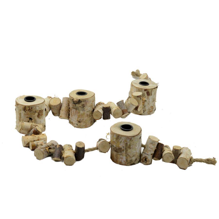 Portacandele steccato tronco cm 110 – acquista su Giordano Shop